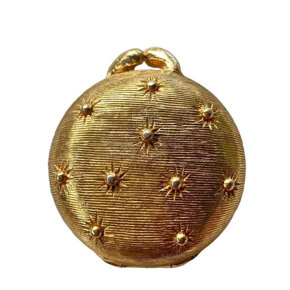 Bath & Body | Vintage Houbigant Solid Perfume Compact Gold Tone Case ...